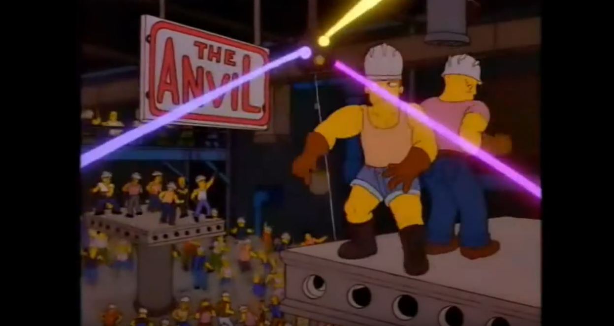 Simpsons Anvil Steelworkers Club – Between Two Rocks
